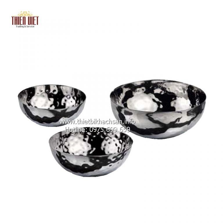 Đĩa inox trưng bày Buffet | Bowl inox trộn salad | Đồ dùng trang trí buffet