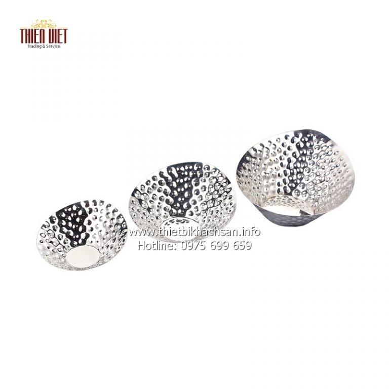 Đĩa inox trưng bày Buffet | Bowl inox trộn salad | Đồ dùng trang trí buffet