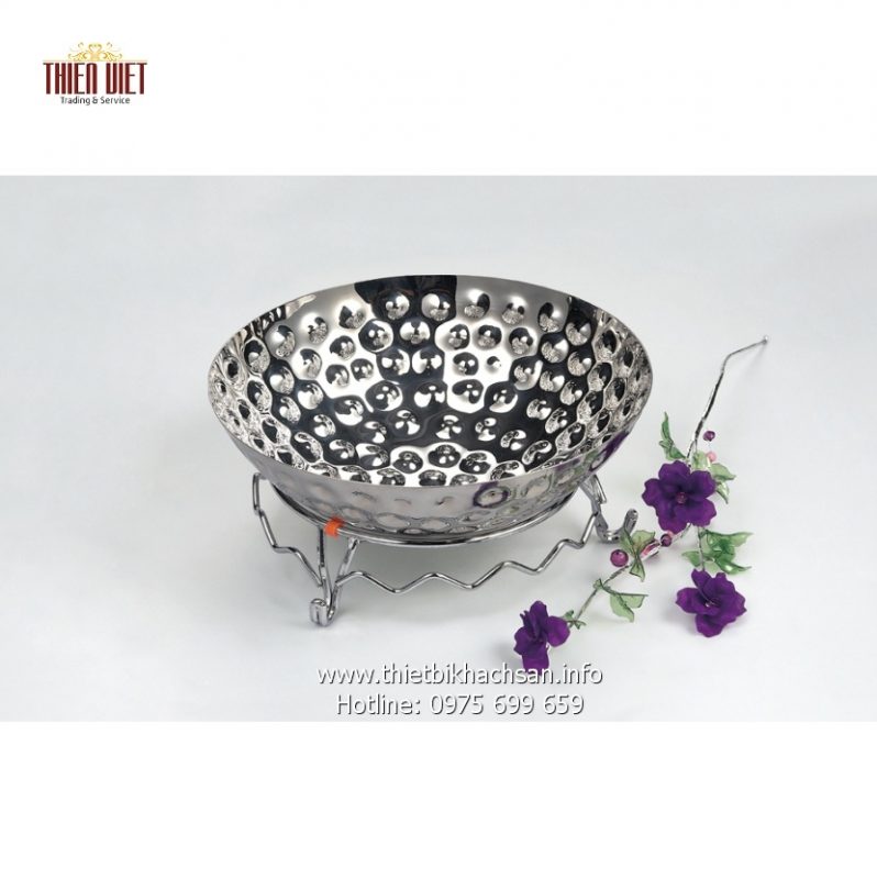 Đĩa inox trưng bày buffet | Buffet display stainless steel plate | Giá ...